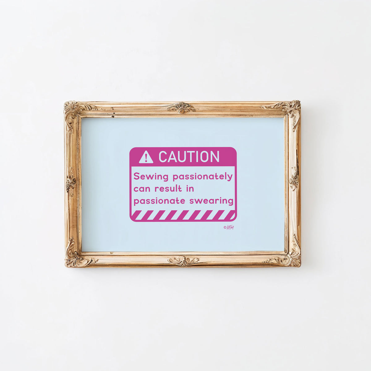 CAUTION! wall art | PDF Digital Download by KATM – KYLIE AND THE MACHINE